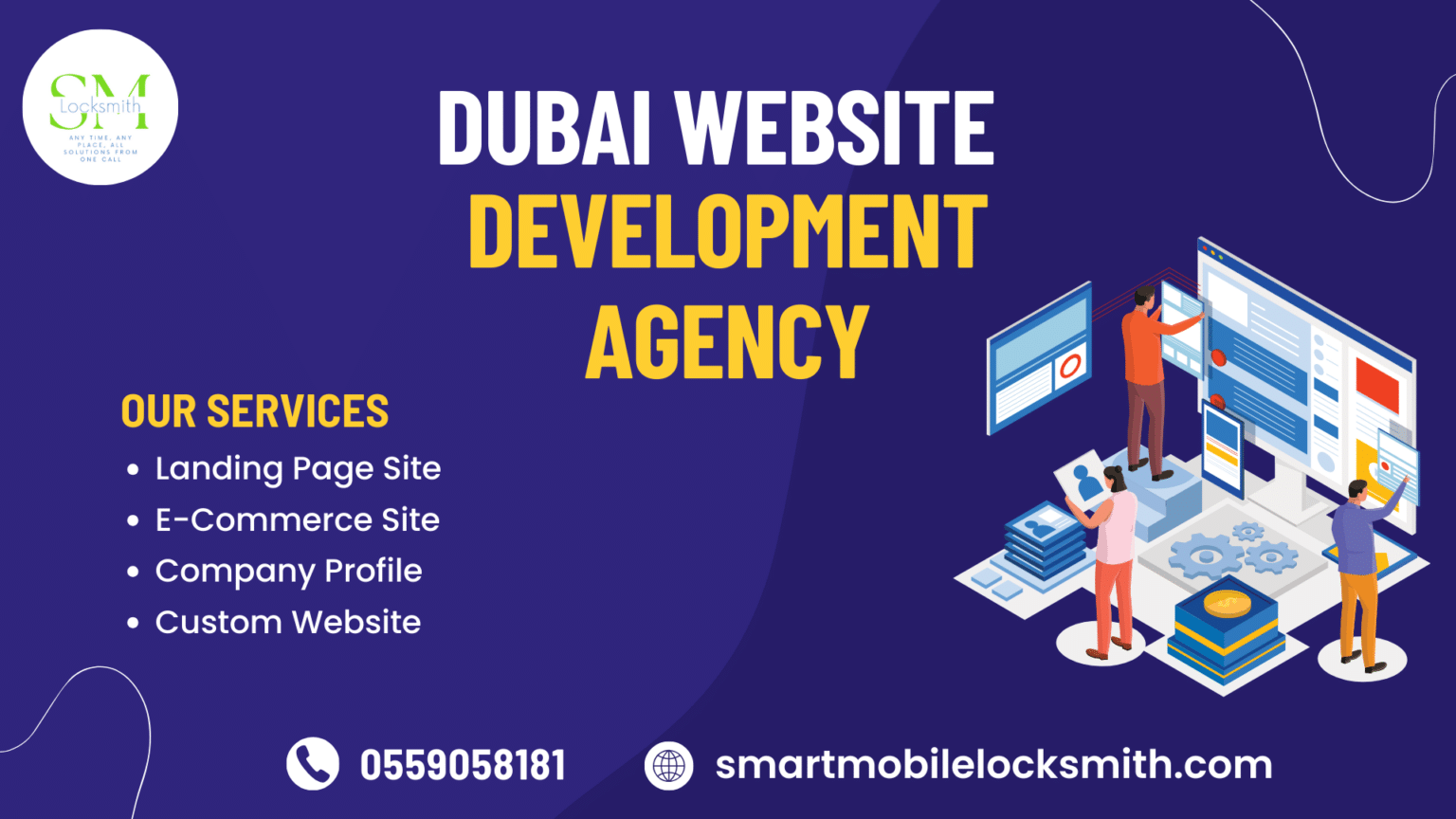 Dubai Website Development Agency Sml 0559058181 Smlrepairs